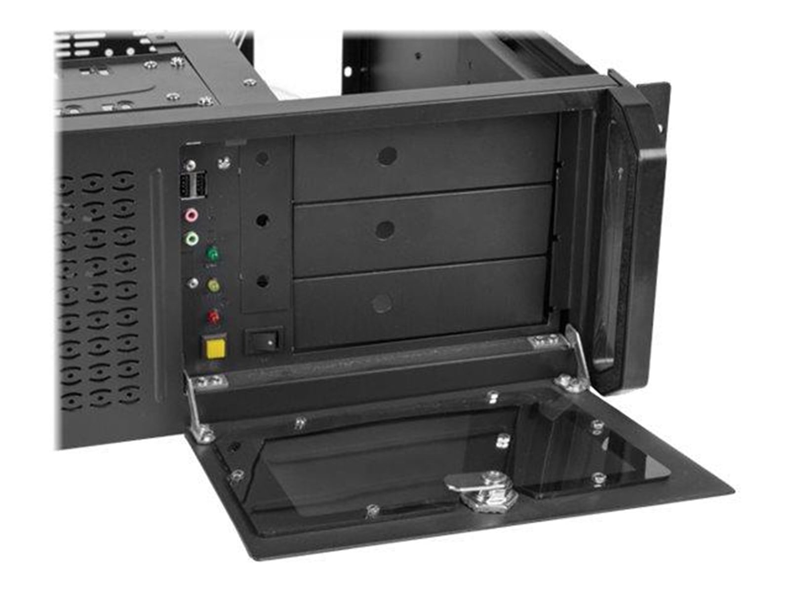 Lanberg - rack-mountable - 4U - ATX - Kabinett - Server (Rack) - Svart