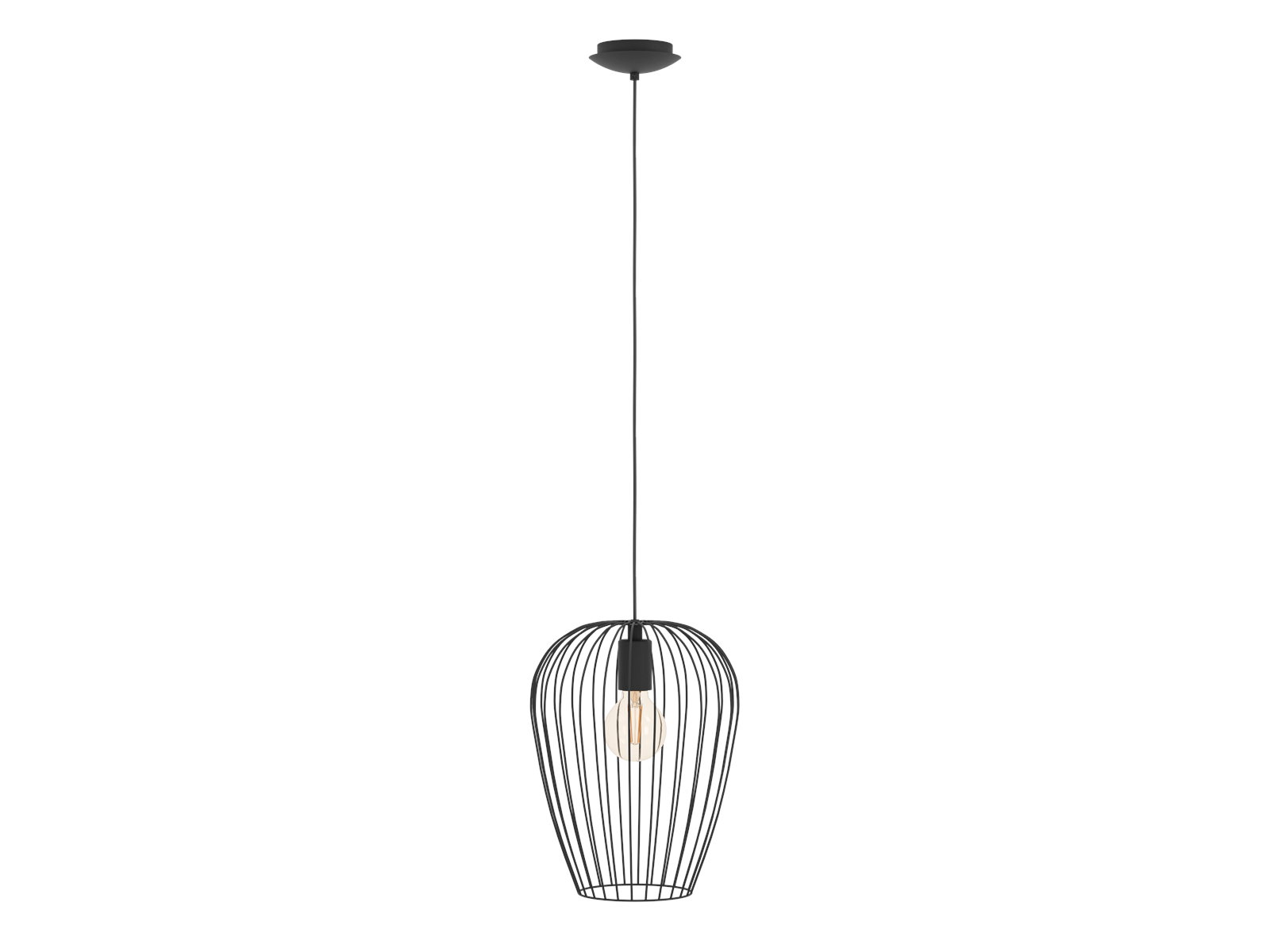 EGLO NEWTOWN pendant light Ø275 mm black | Billig