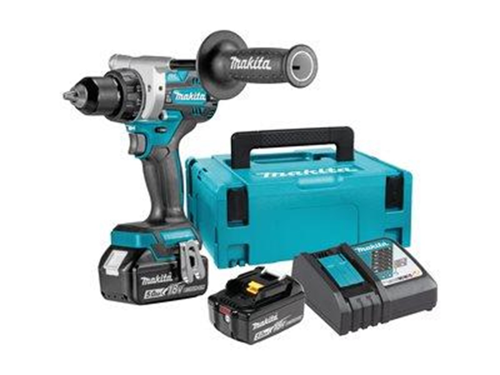 Makita DDF486RTJ - screwdriver - cordless - 2-speed - 2 batteries