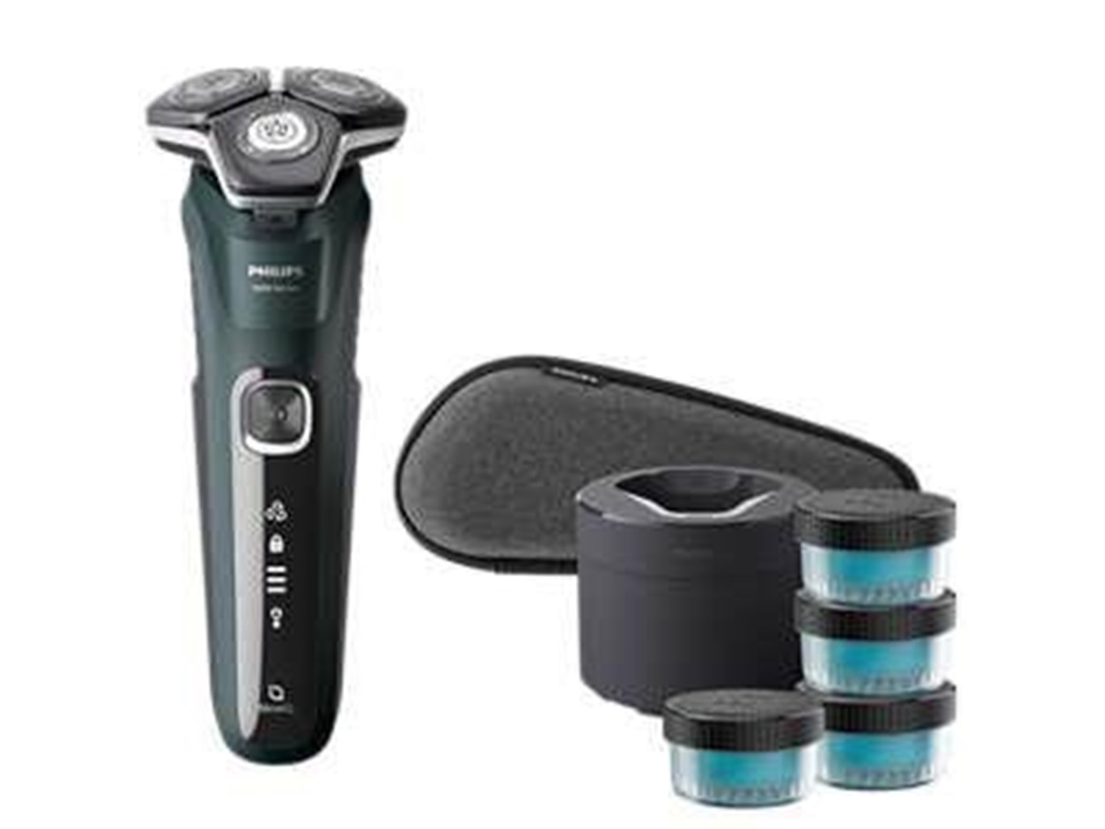 Philips Barbermaskin SHAVER Series 5000 S5884 - shaver - dark green