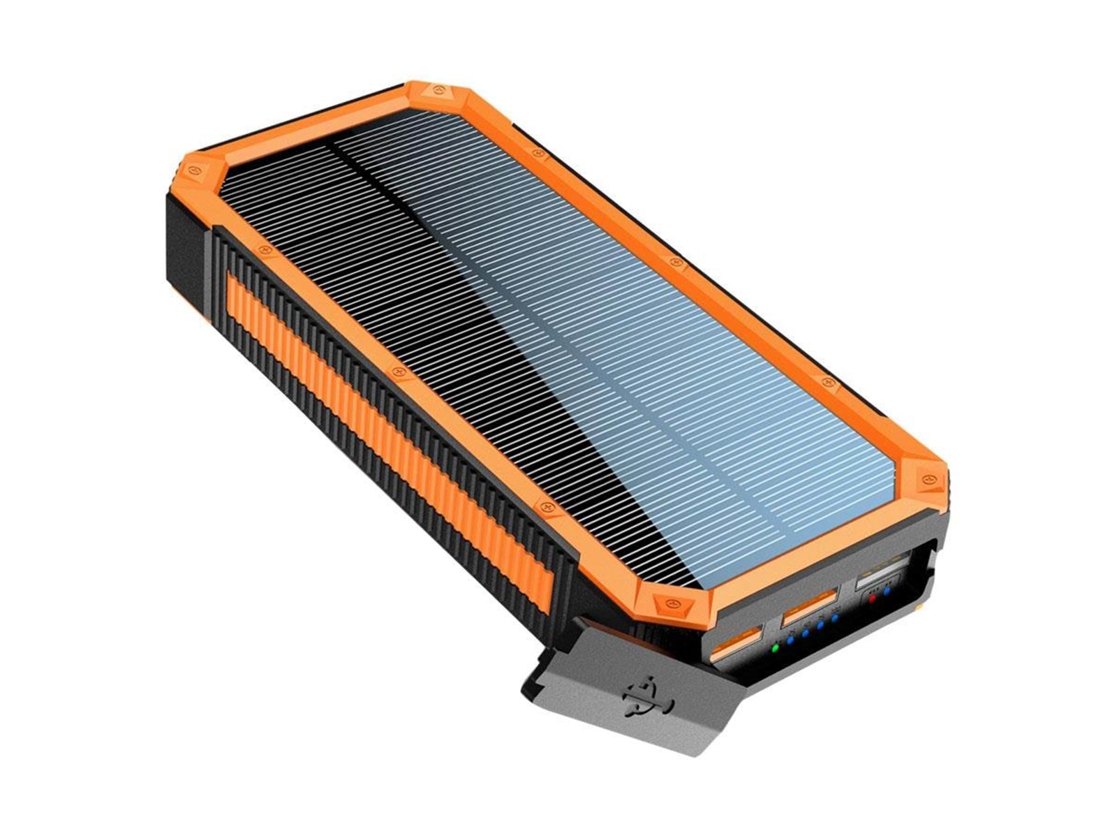 Lippa 20.000 mAh Solar Powerbank 1 x USB-C PD & 3 x USB-A Output - 20000 Ah