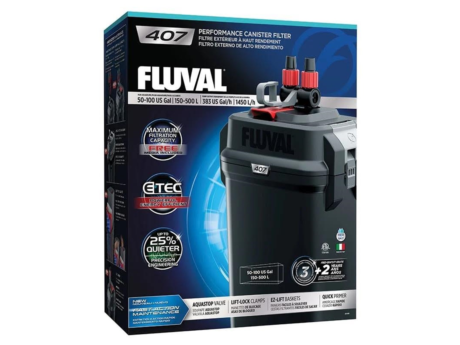 FLUVAL 407 Canister Filter 150-500L | Billig