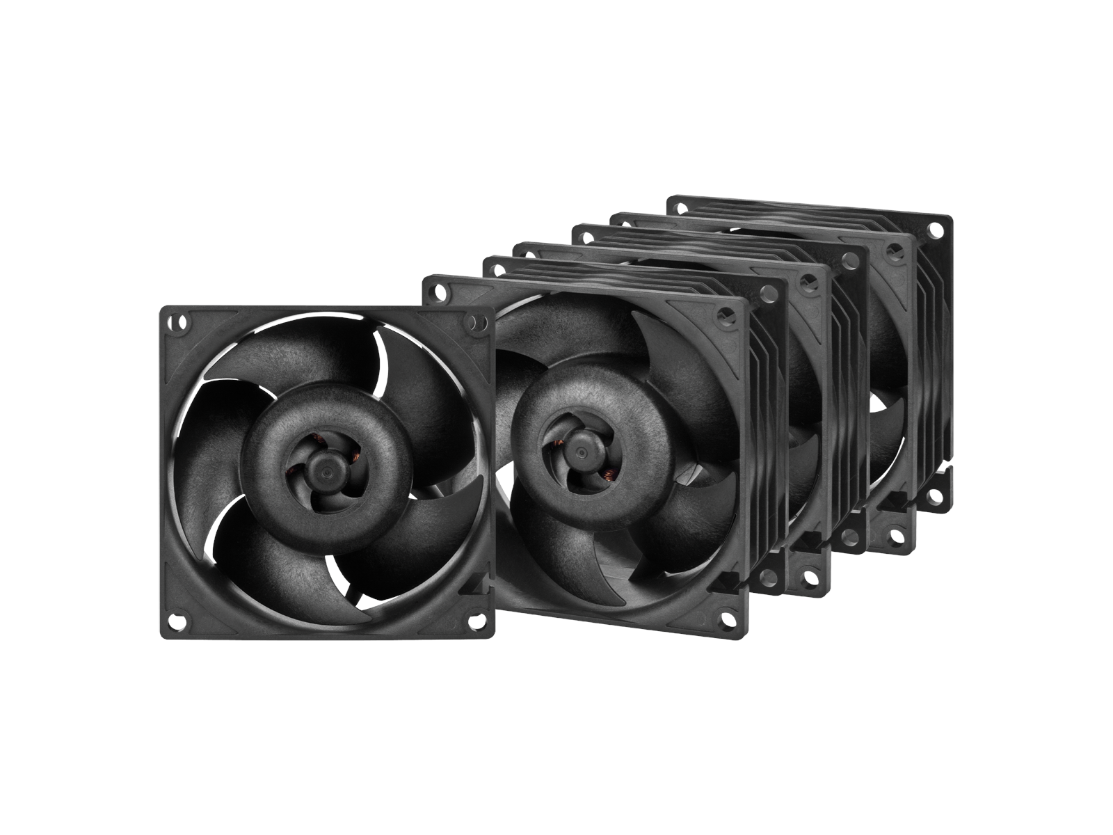 Arctic Server Fan S8038-10K - 4-pack - Kabinettvifte - 80mm - Svart
