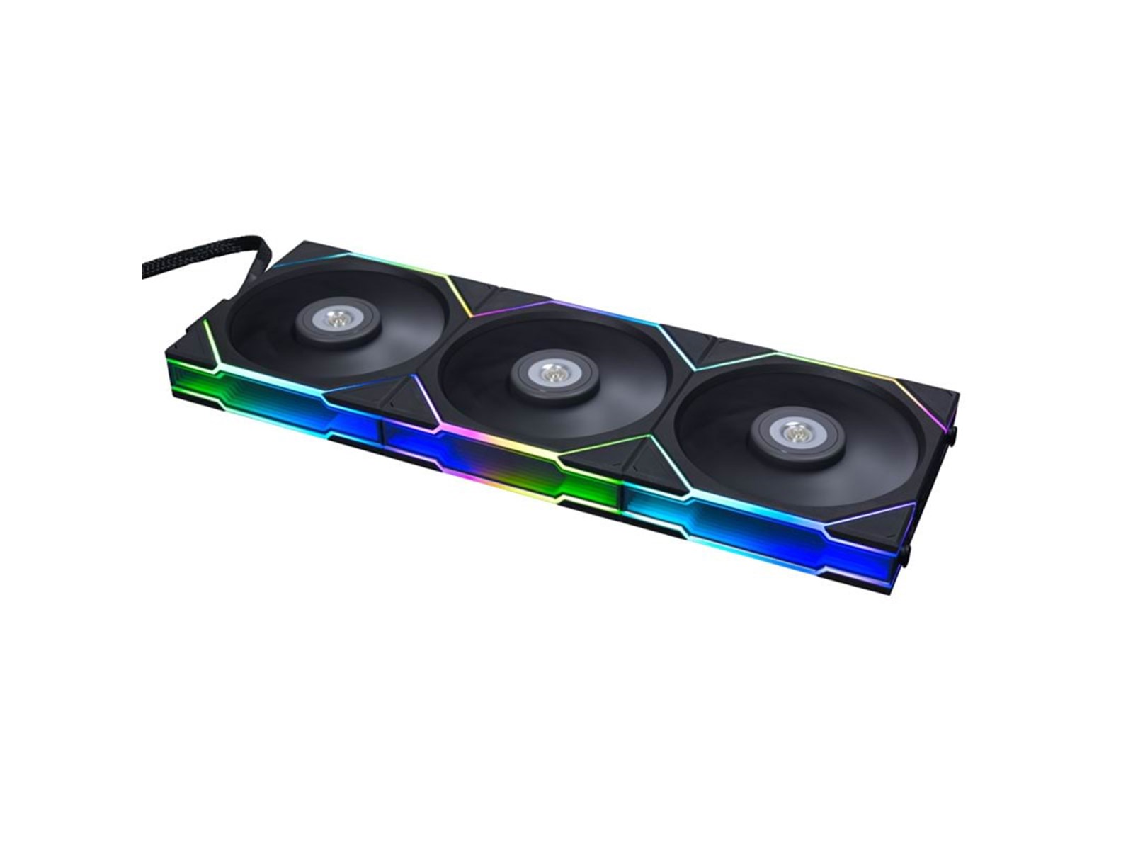 Lian Li UNI FAN TL 120 (3-pack) - Kabinettvifte - 120mm - Svart med RGB ...
