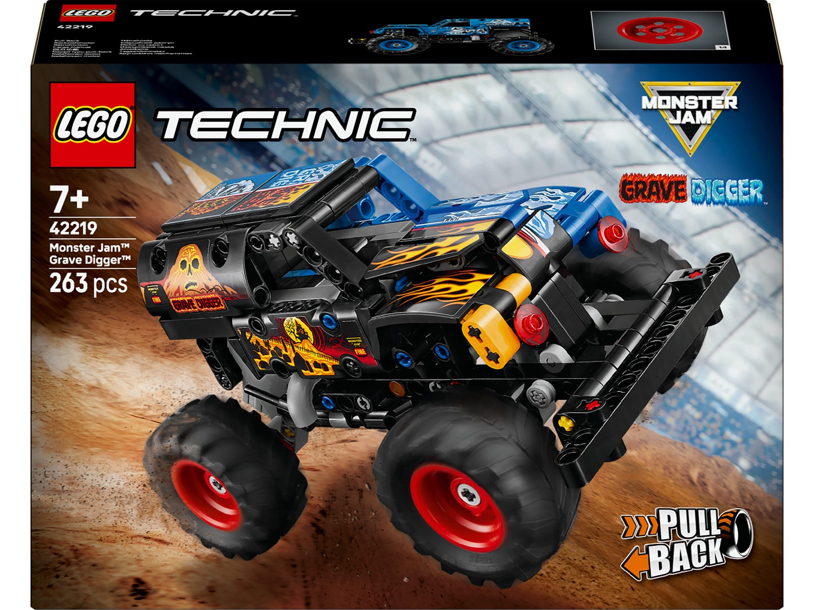 LEGO Technic 42219 Monster Jam™ Grave Digger™ «Ild og is» | På lager