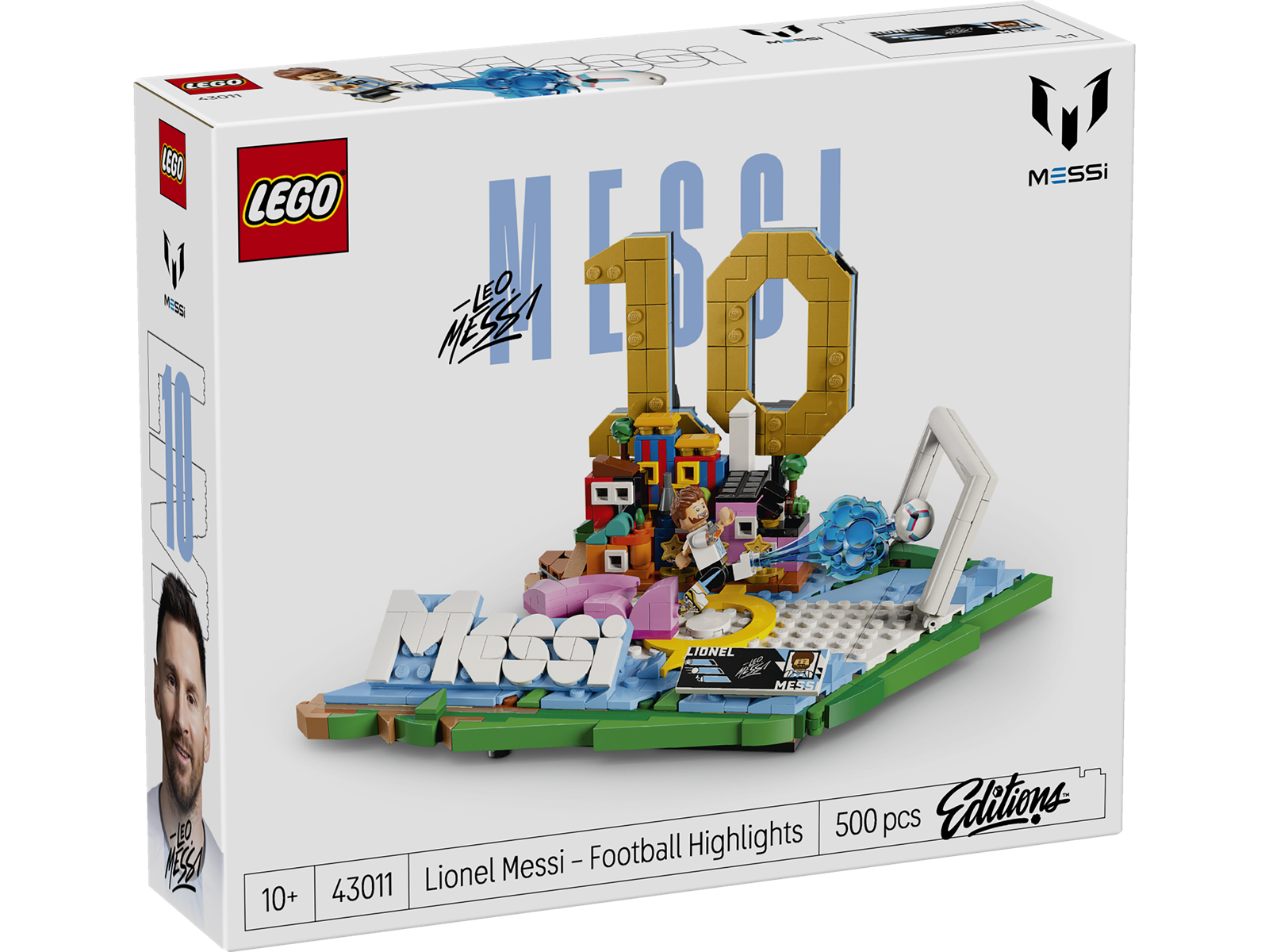 LEGO Editions 43011 Lionel Messi – fotball-høydepunkter | På lager