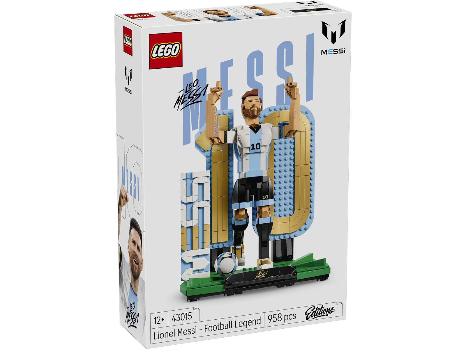 LEGO Editions 43015 Fotball-legenden Lionel Messi | På lager | Billig