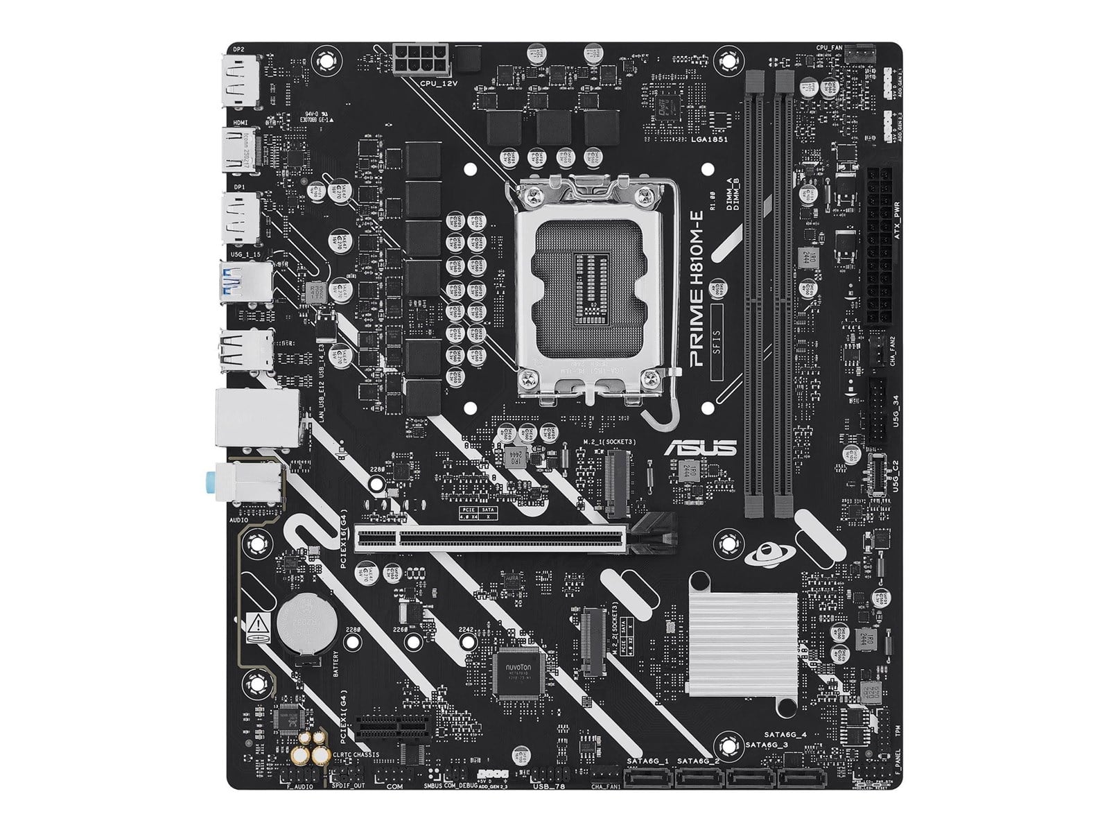 ASUS PRIME H810M-E-CSM Hovedkort - Intel H810 - Intel LGA1851 socket ...