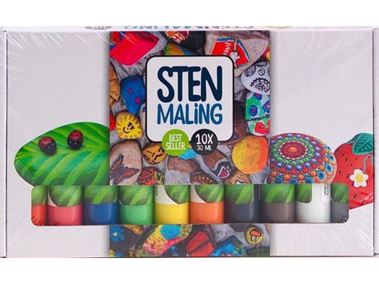 Hobby Mate Stone paint 10*30ml METALLIC colors | Billig