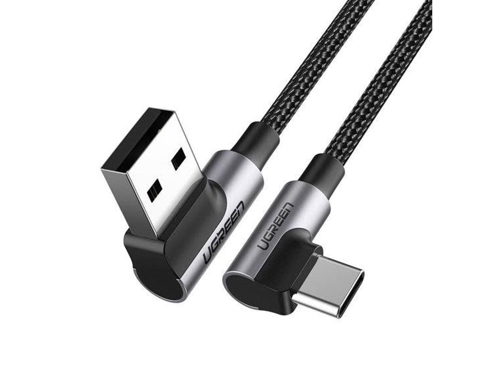 UGREEN USB cable USB 2.0 USB A USB C Black Silver | Billig