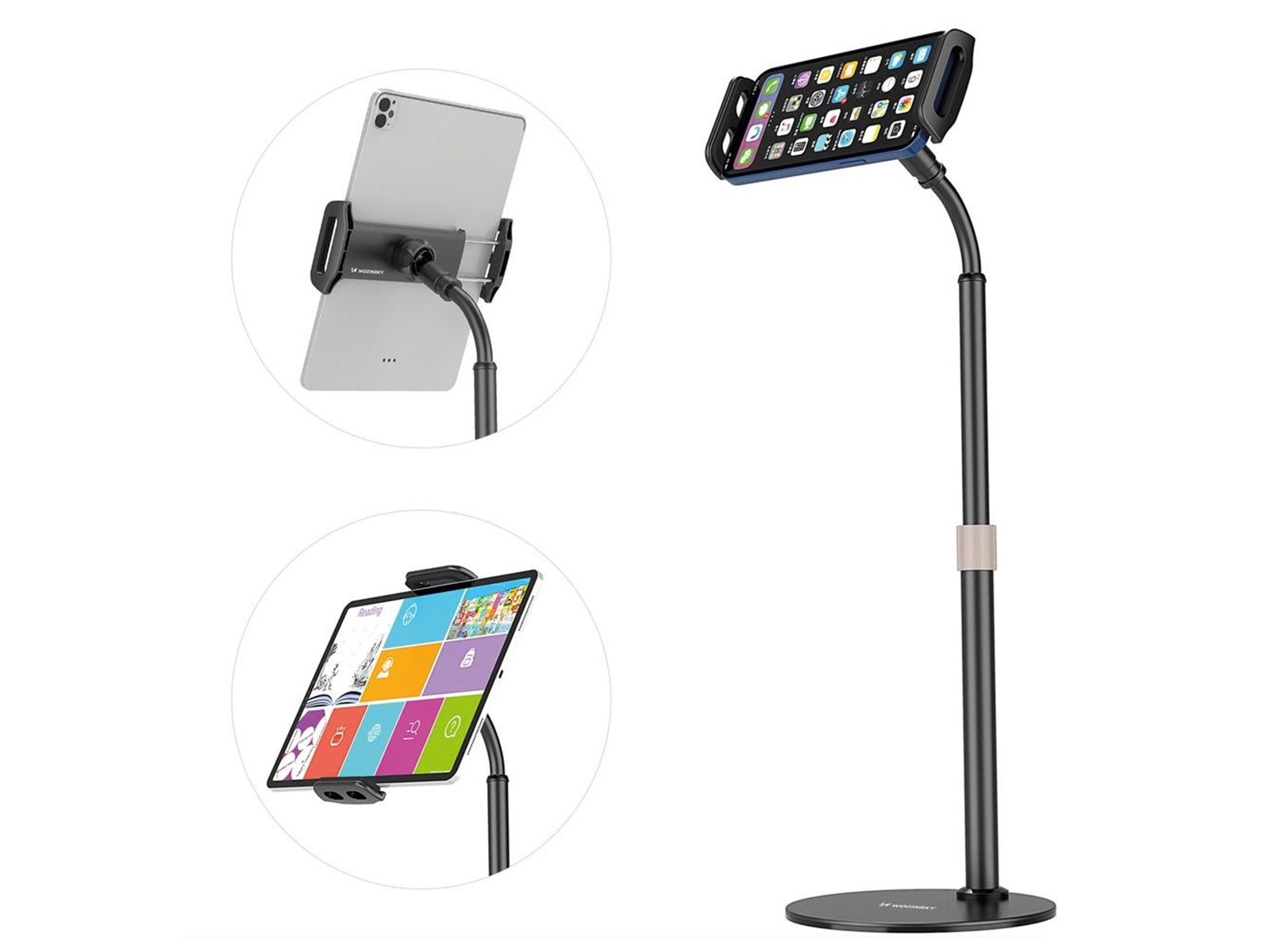 Wozinsky Tablet and Phone Desk Stand Black (WTHBK4) | På lager