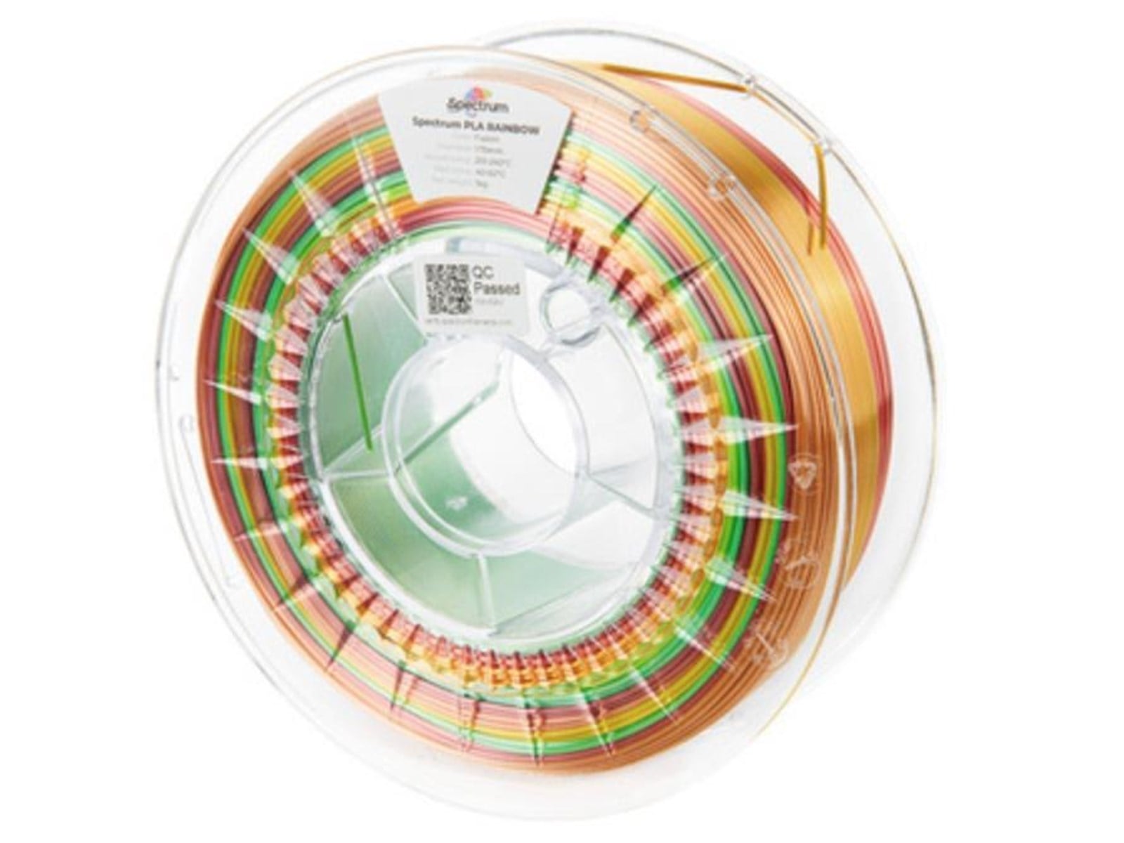 Spectrum 3D Filament / PLA SILK Rainbow / Fusion / ⌀ 1.75 mm / 1 kg