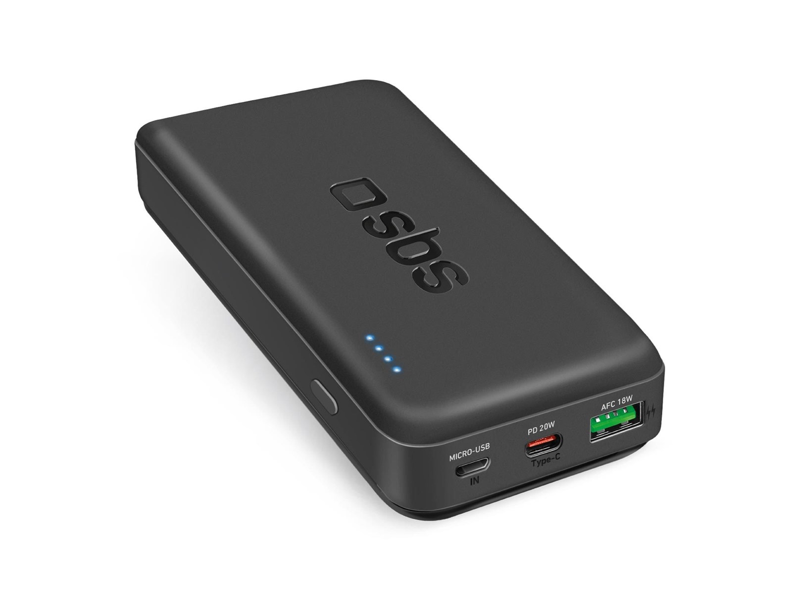 SBS Powerbank TTBB20000PD20K 20000 mAh 20W PD USB-C USB-A Micro-USB ...