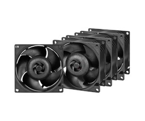Arctic Server Fan S8038-10K - 4-pack - Kabinettvifte - 80mm - Svart