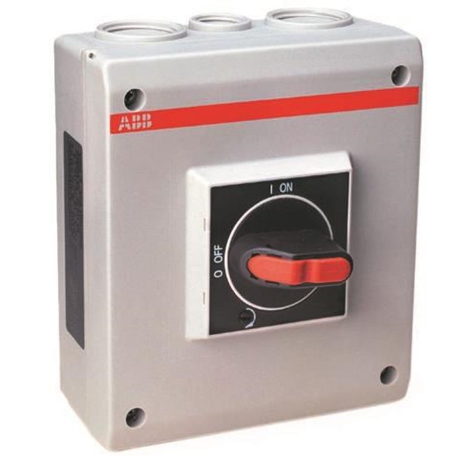 ABB Safety switch 63a 3-phase + neutral + earth plus extras | Billig
