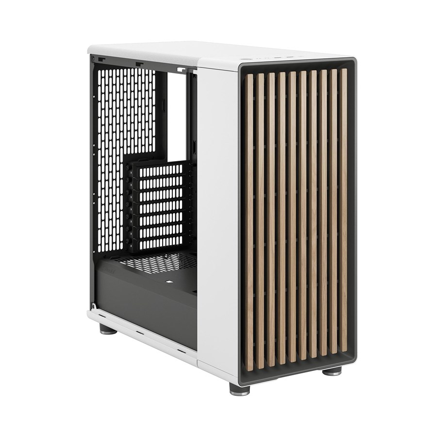 Fractal Design North TG - Chalk White - Kabinett - Miditower - Hvit
