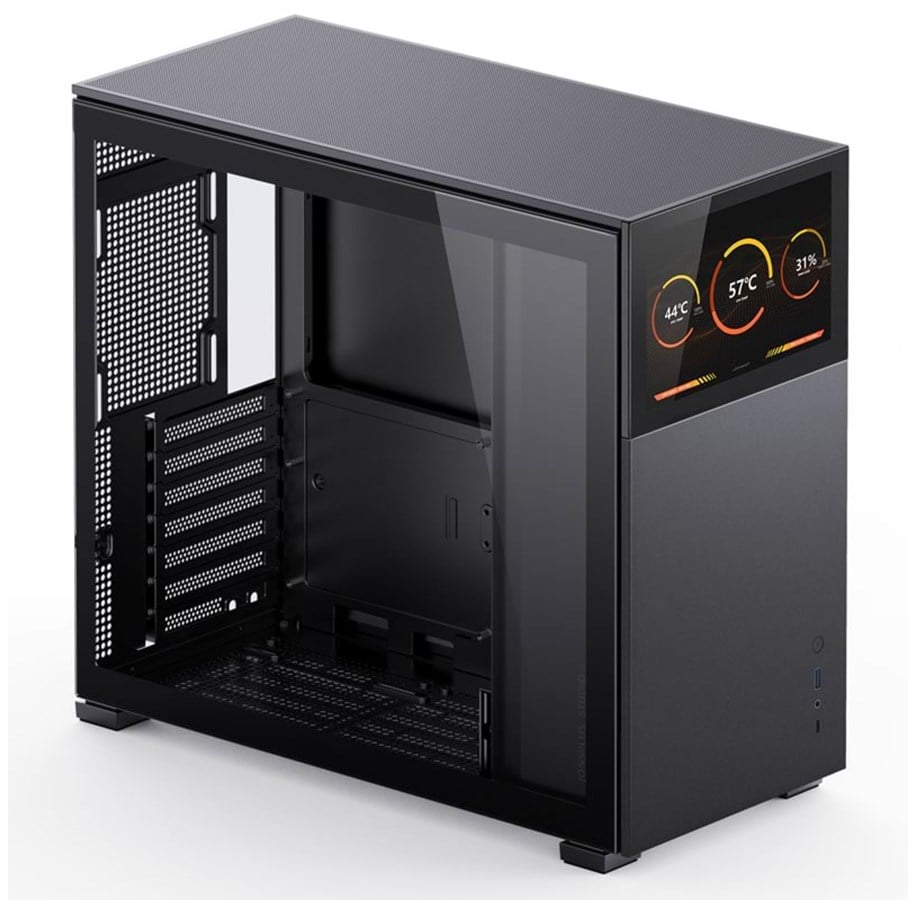 Jonsbo D41 screen - black - Kabinett - Miditower - Svart | Billig