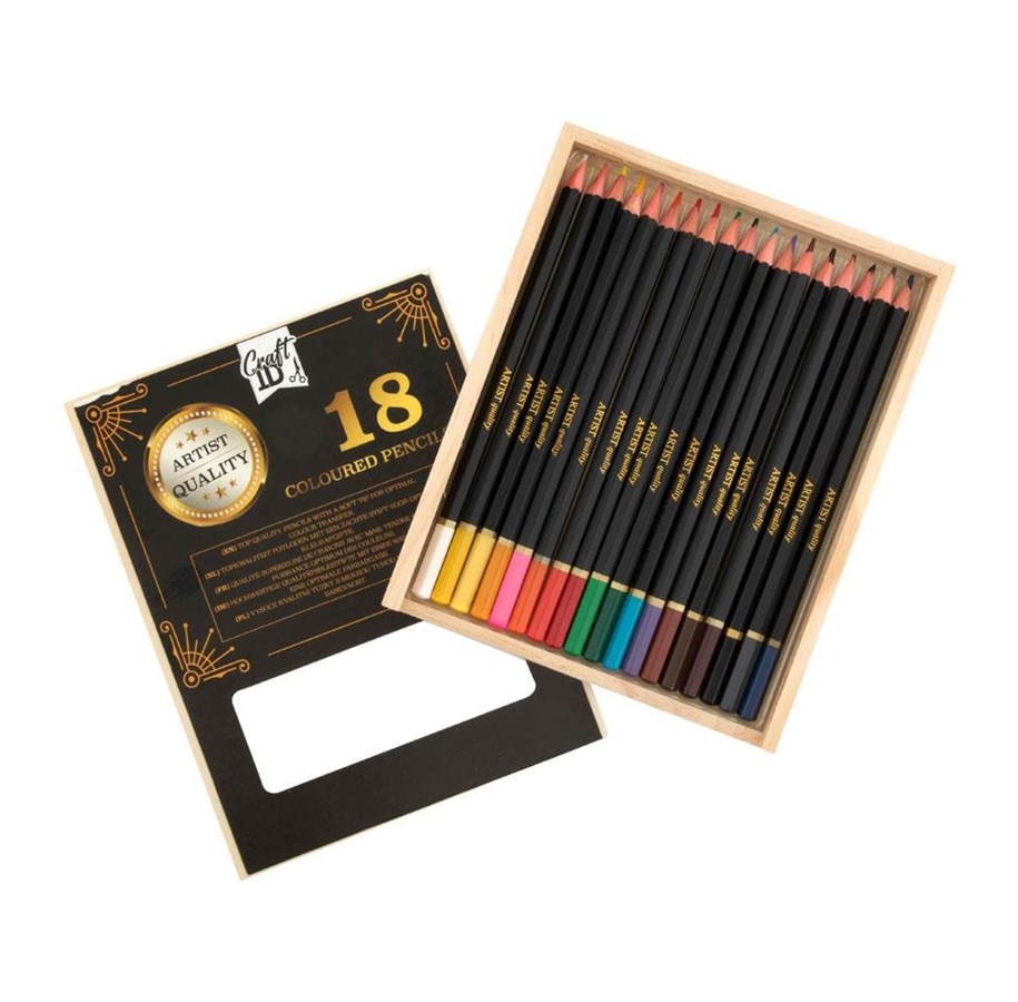 Creative Craft Group Professional Colored Pencils 18pcs. | Billig