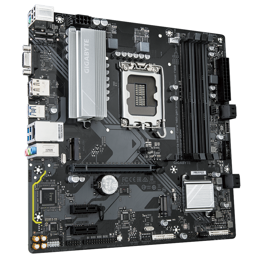 GIGABYTE B760M D3HP DDR4 Hovedkort - Intel B760 - Intel LGA1700 socket ...