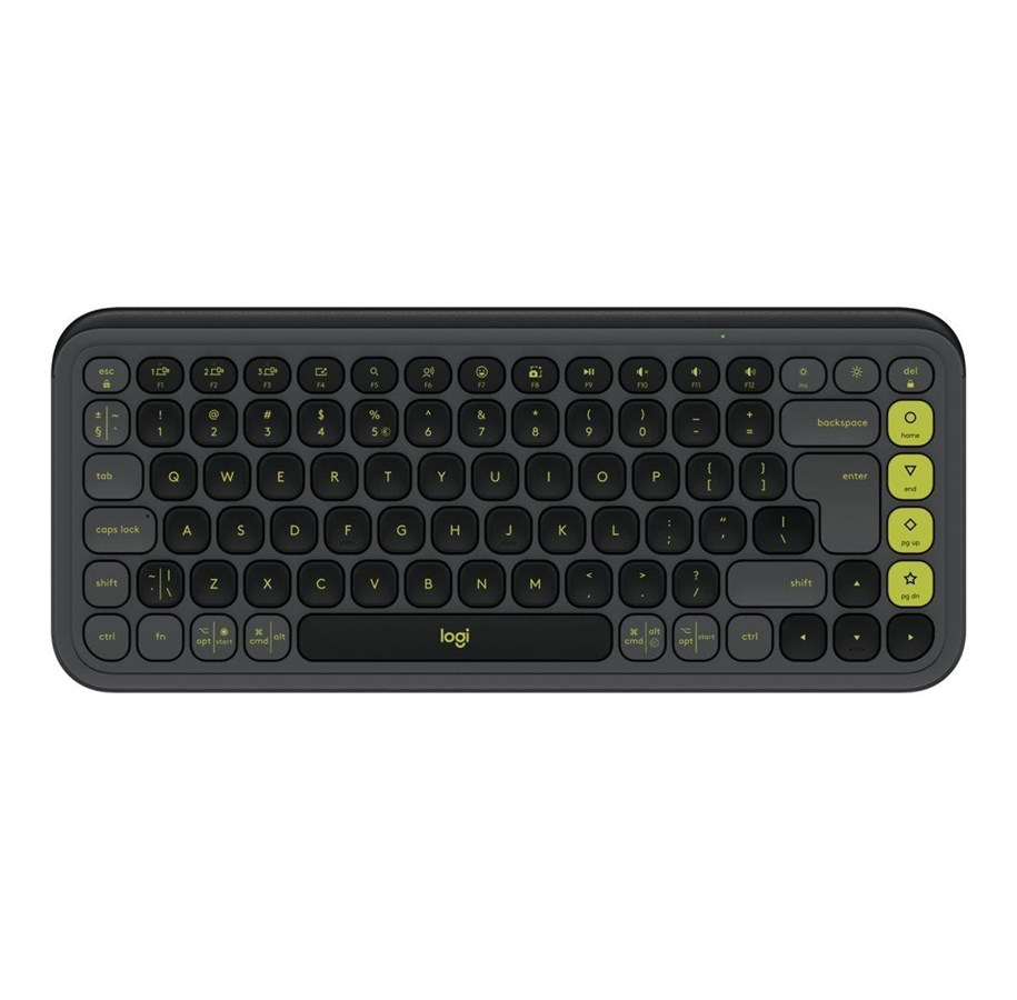 Logitech POP Icon Keys - Tastatur - Engelsk (USA) - Grå | På lager