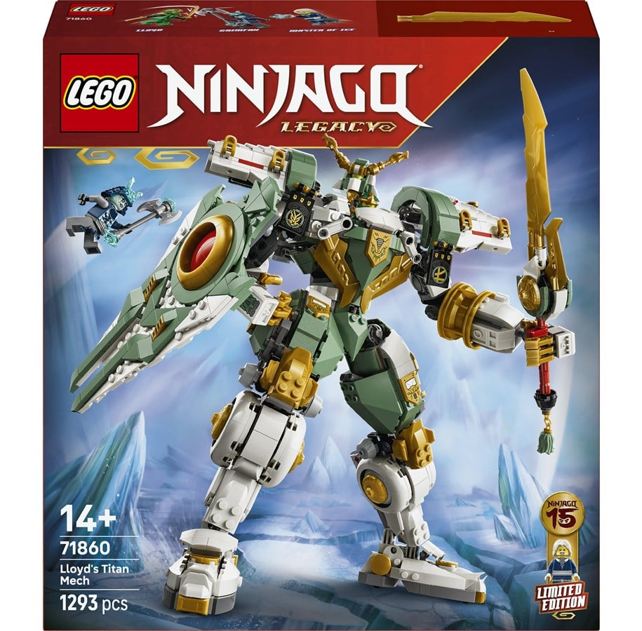 LEGO Ninjago 71860 Lloyds Titan-kampdrakt – 15-årsjubileum | På lager
