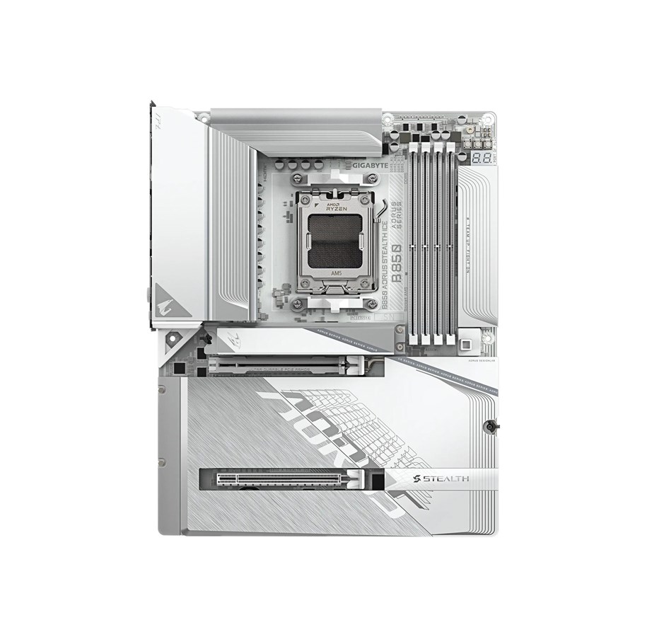 GIGABYTE AORUS B850 STEALTH ICE Hovedkort - AMD B850 - Intel LGA1851 ...
