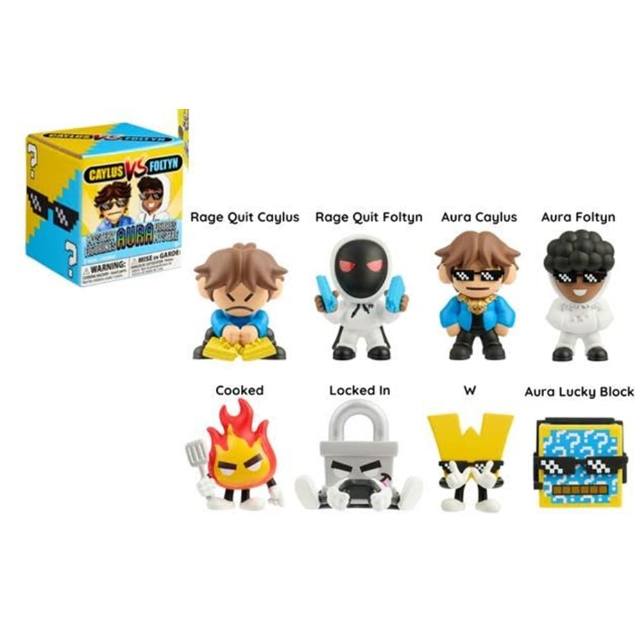 Caylus VS Foltyn Mystery Aura Mini Figures 8cm Blind Box CDU | Billig