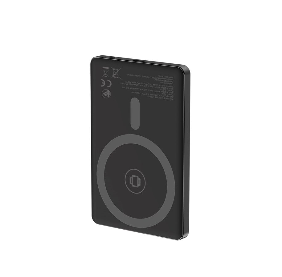 Gembird 15 W Magnetic wireless powerbank with LCD - 5000 mAh | Billig