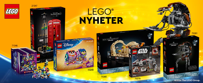 Kjøp LEGO® her – Alle de populære universene! Gode priser